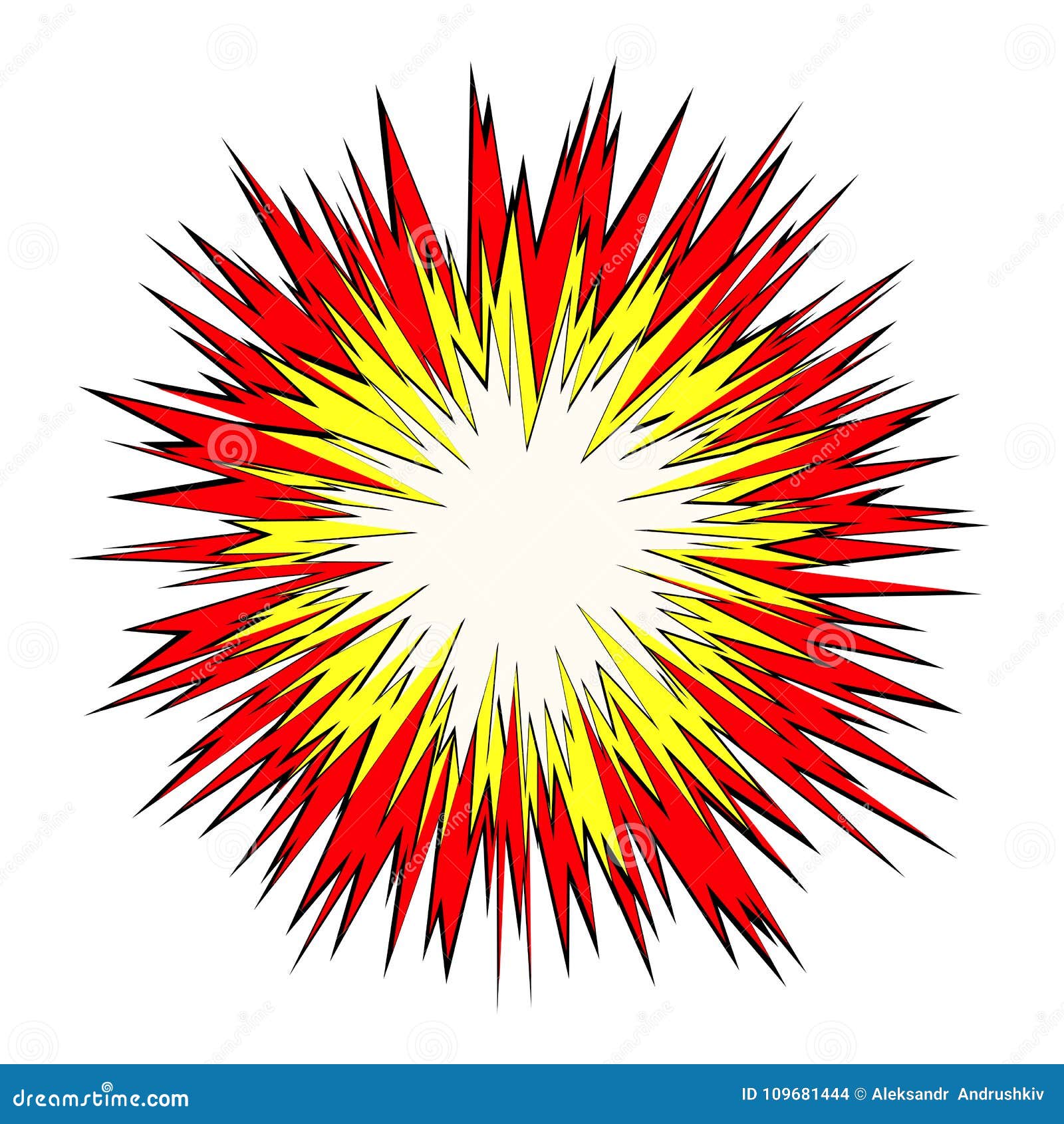 Lightning Explosion Special Effect Animation Frames Cartoon Vector ...