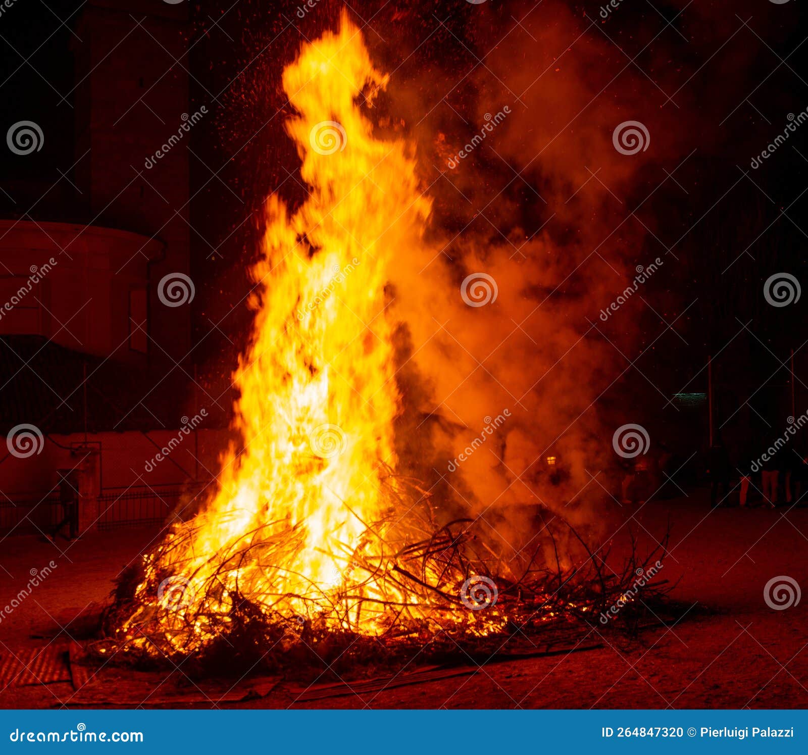 Explosion that Caused a Fire Stock Photo - Image of glowing, fireplace ...