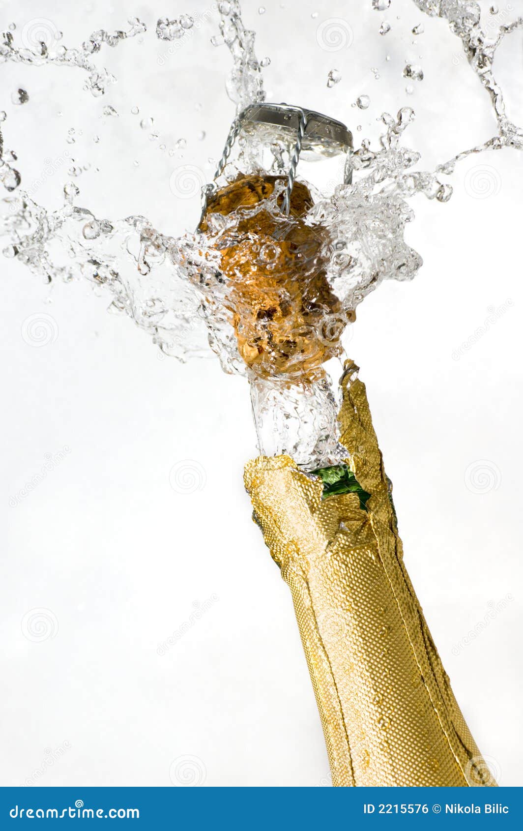 Explosion of champagne stock photo. Image of liquor, beverage - 2215576
