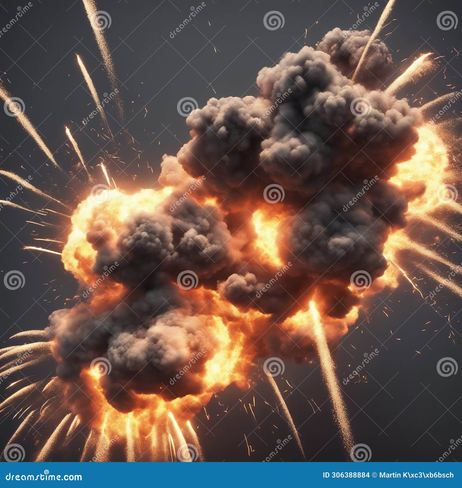 Explosion Cloud, Explosion Effect, Realistic Explosion Boom, Realistic ...