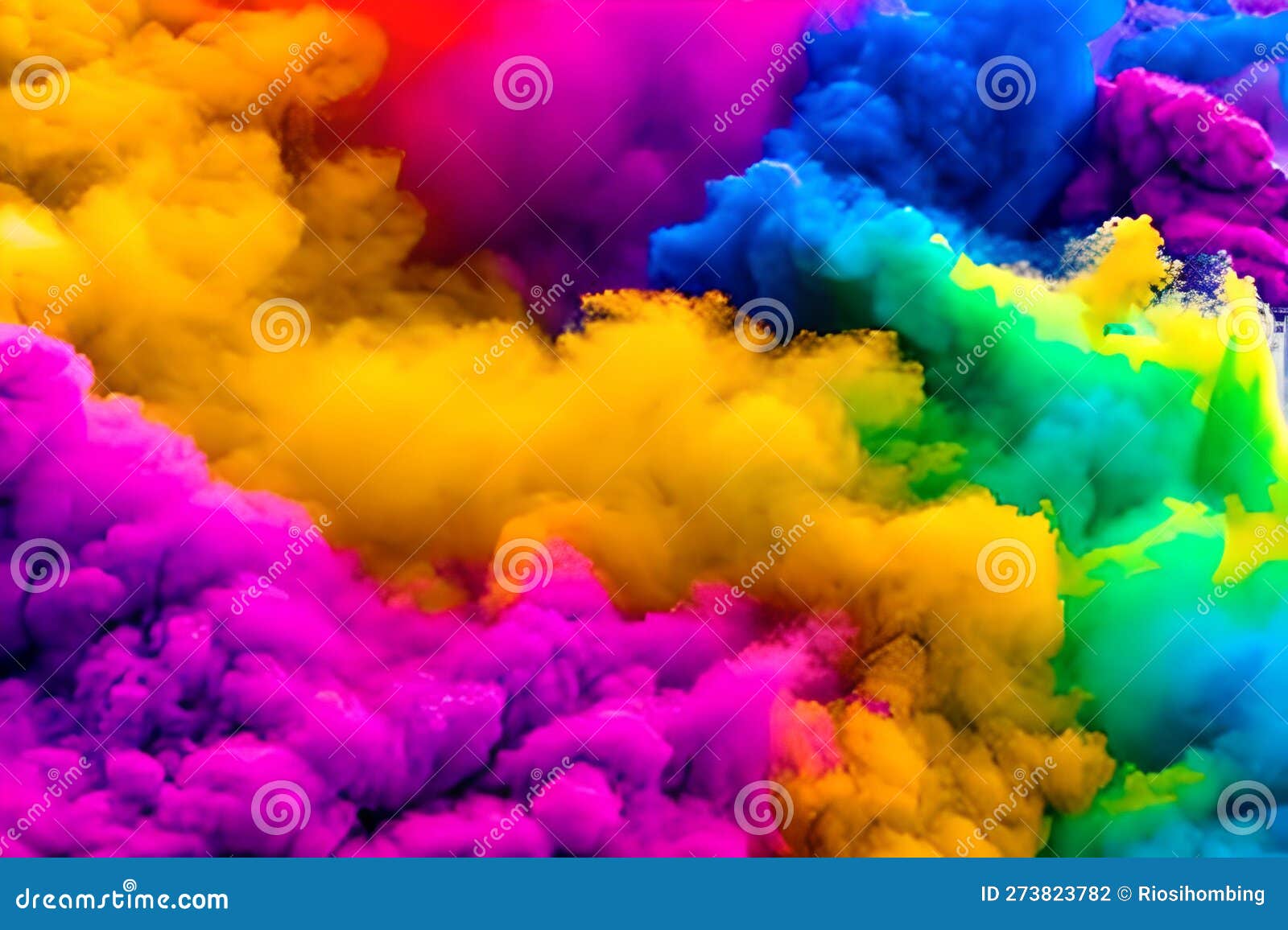 Explosion of Colored Powder Abstract Colored Background. Multicolor ...