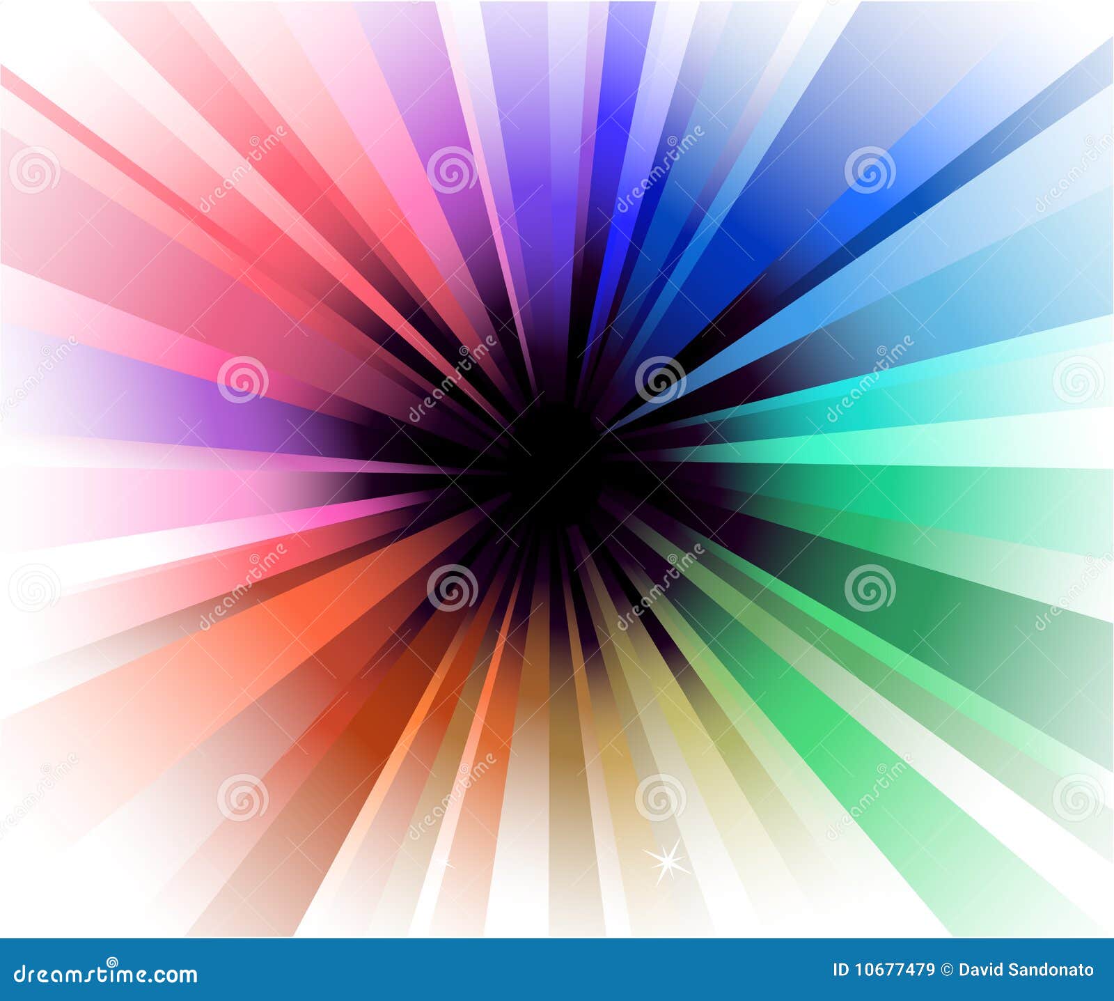 Explosion of Colorful Lights Stock Vector - Illustration of design ...