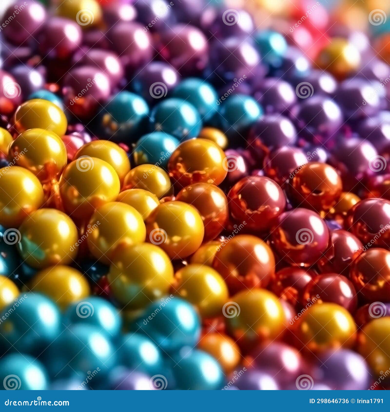 Explosion of Colorful Small Beads Stock Illustration - Illustration of ...
