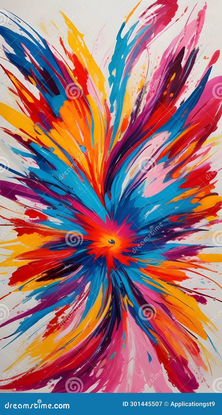 Explosion of Colors (abstract) Stock Illustration - Illustration of ...