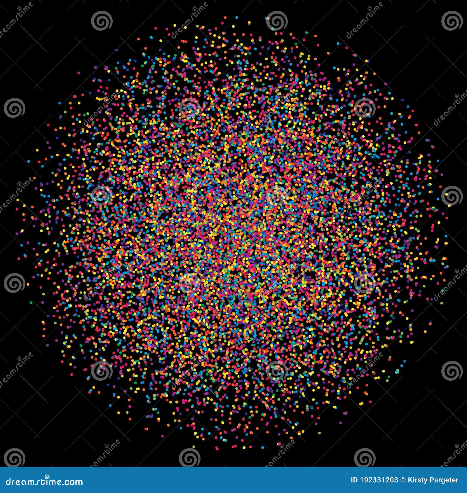 Explosion of Colourful Dots Stock Vector - Illustration of vector ...