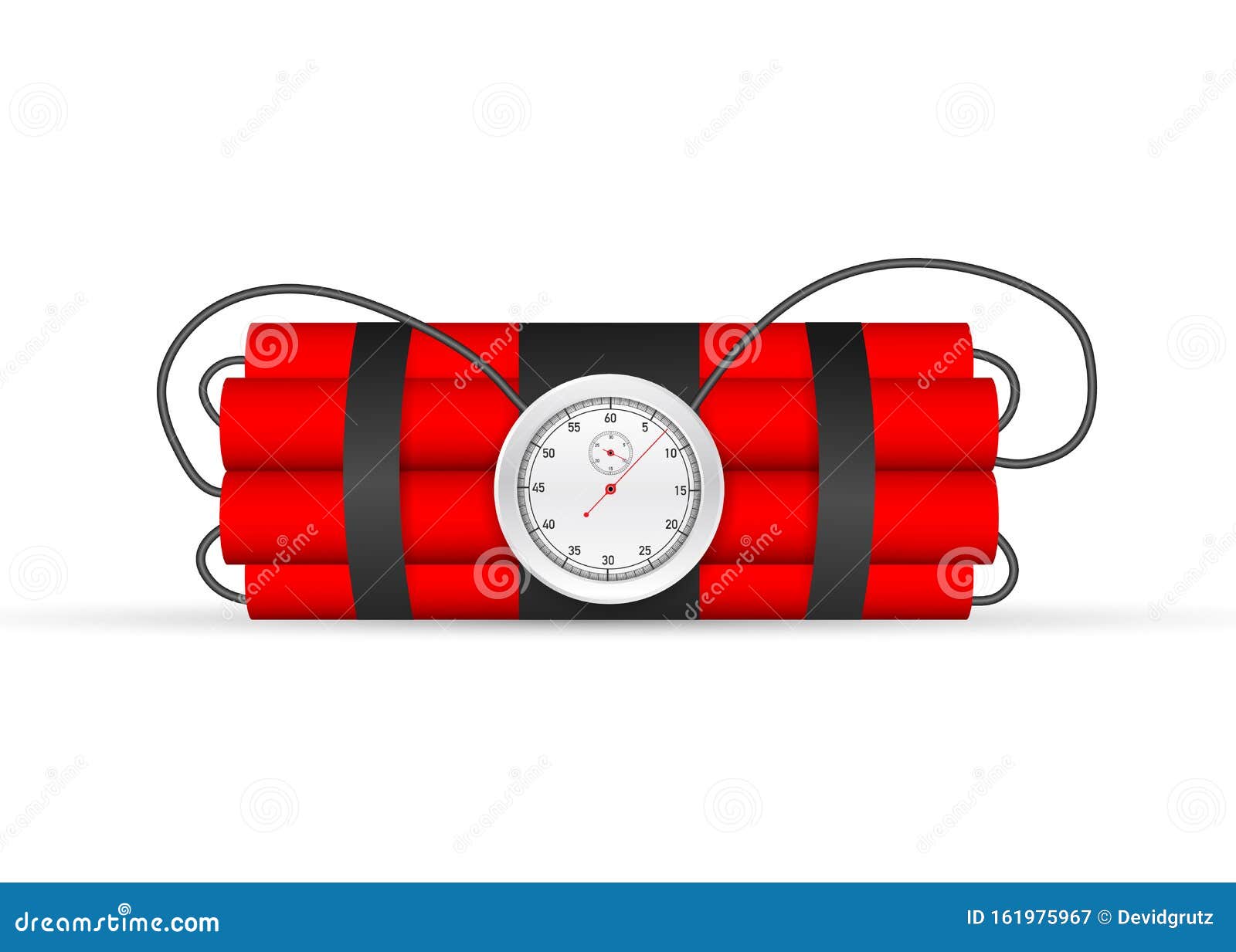 Explosion Countdown. Tnt Time Bomb . Timebomb with Clock Stock Vector ...