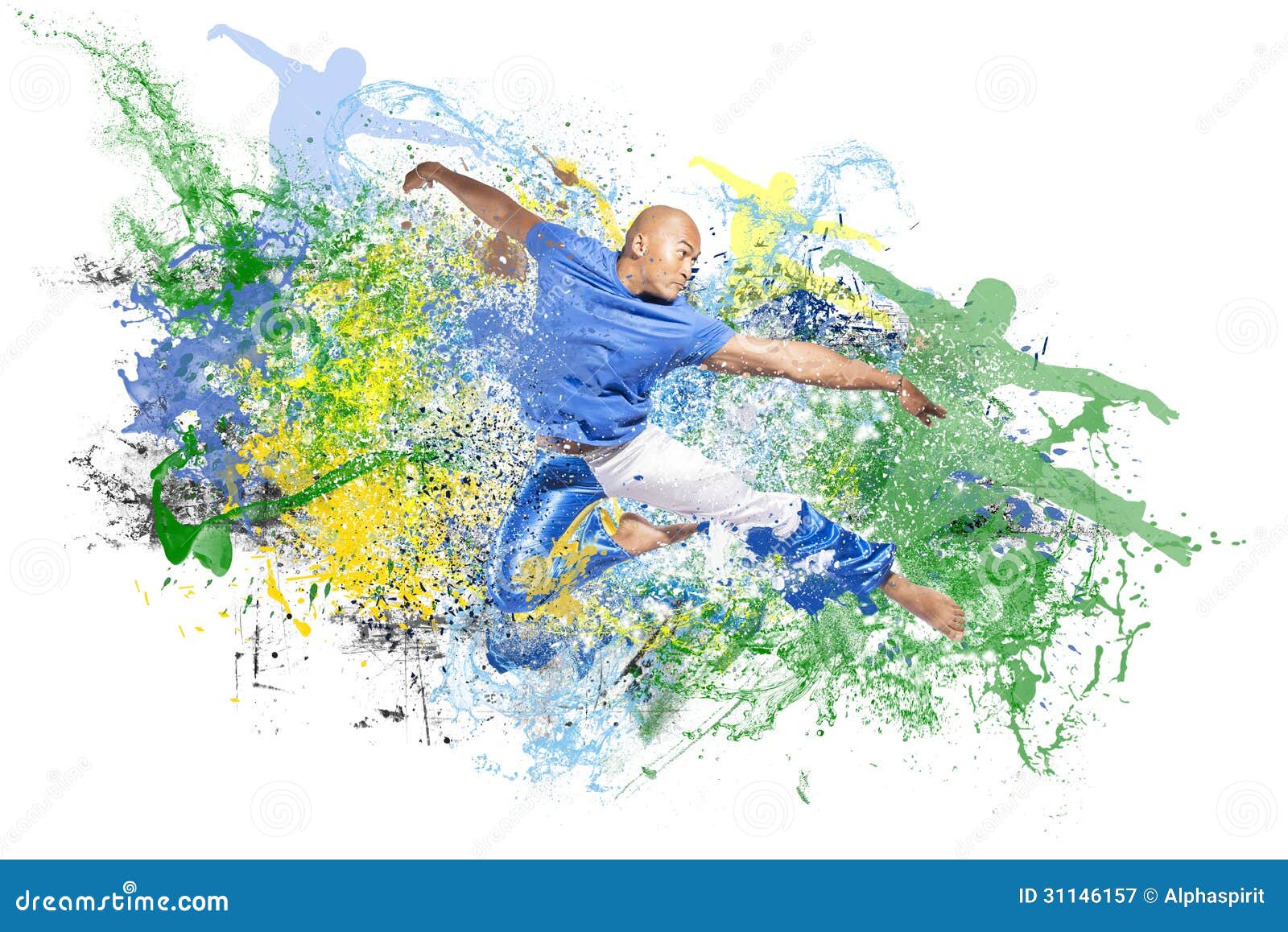 Explosion of dance stock image. Image of dancer, emotion - 31146157