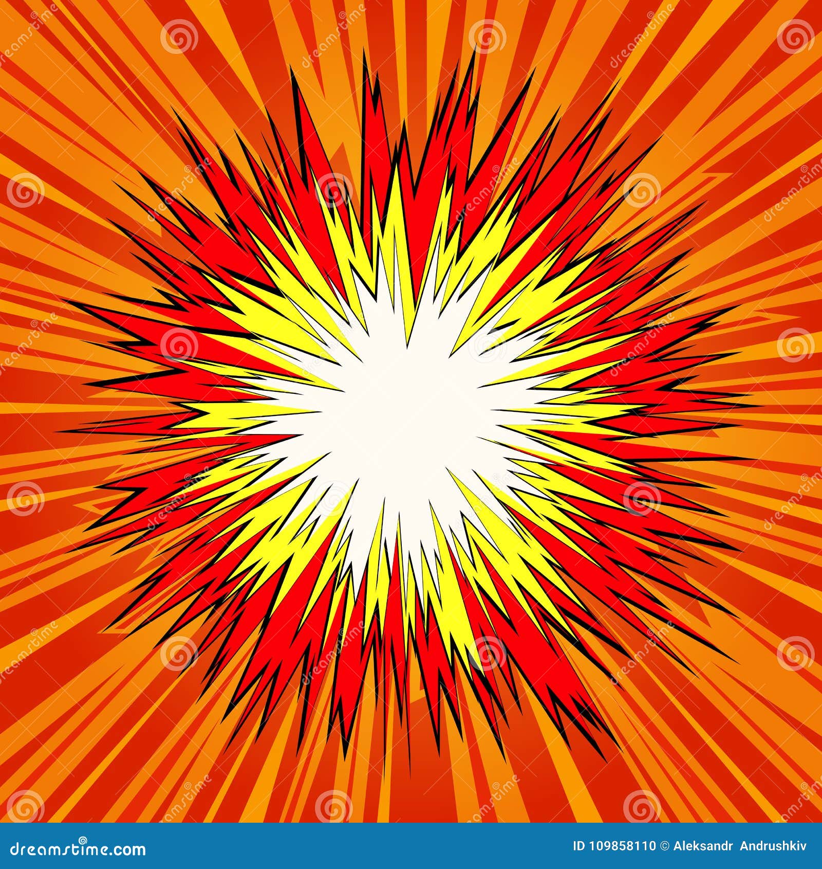 Explosion De Bande Dessinée Illustration de Vecteur - Illustration du ...