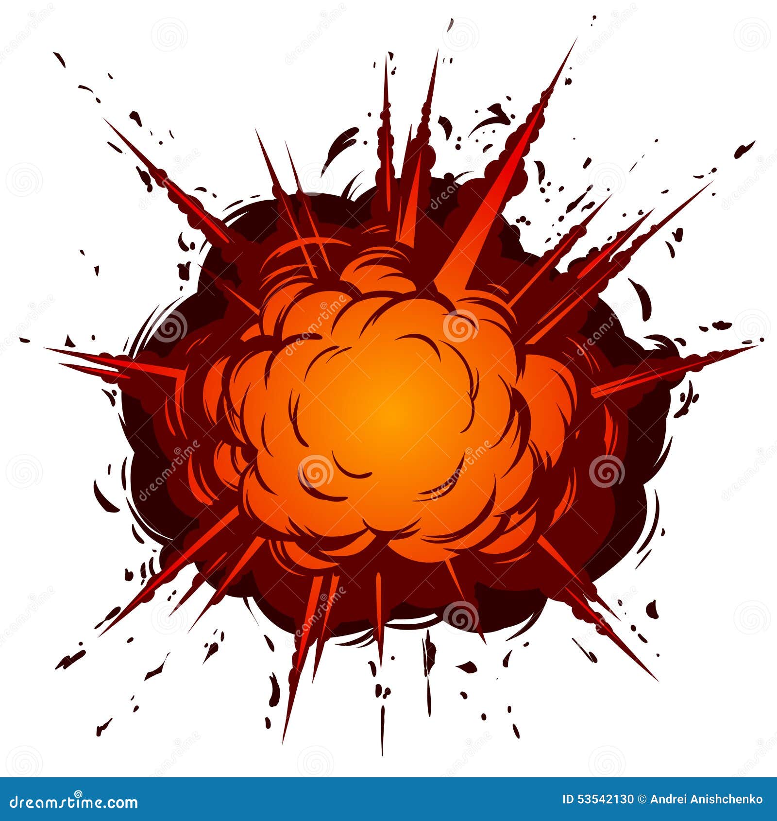 Explosion De Bande Dessinée Illustration de Vecteur - Image: 53542130
