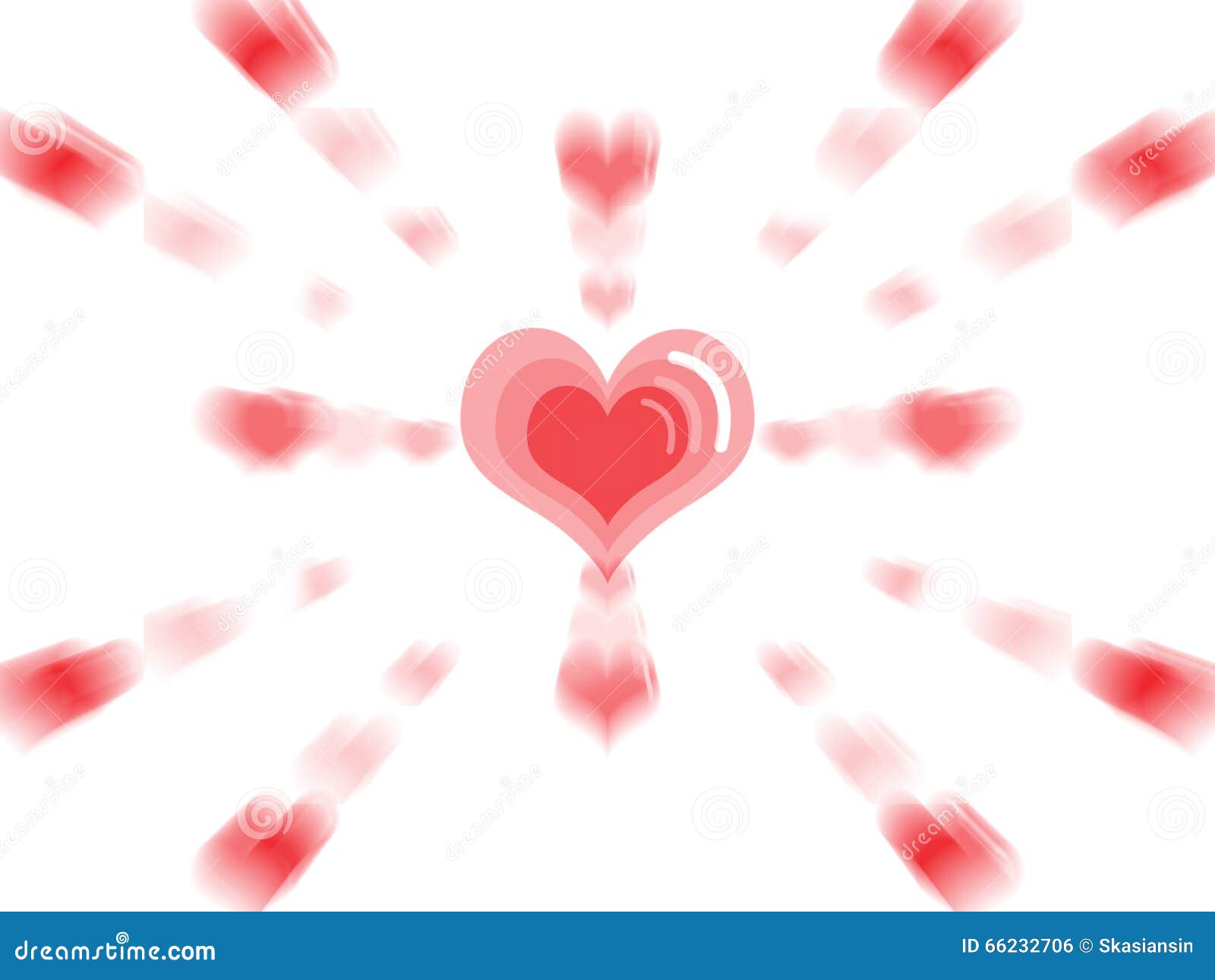 Explosion de l'amour illustration stock. Illustration du valentin ...