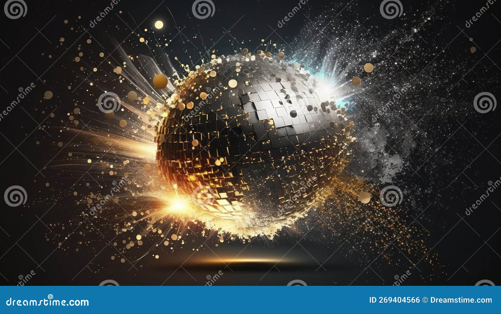 Exploding Disco Ball