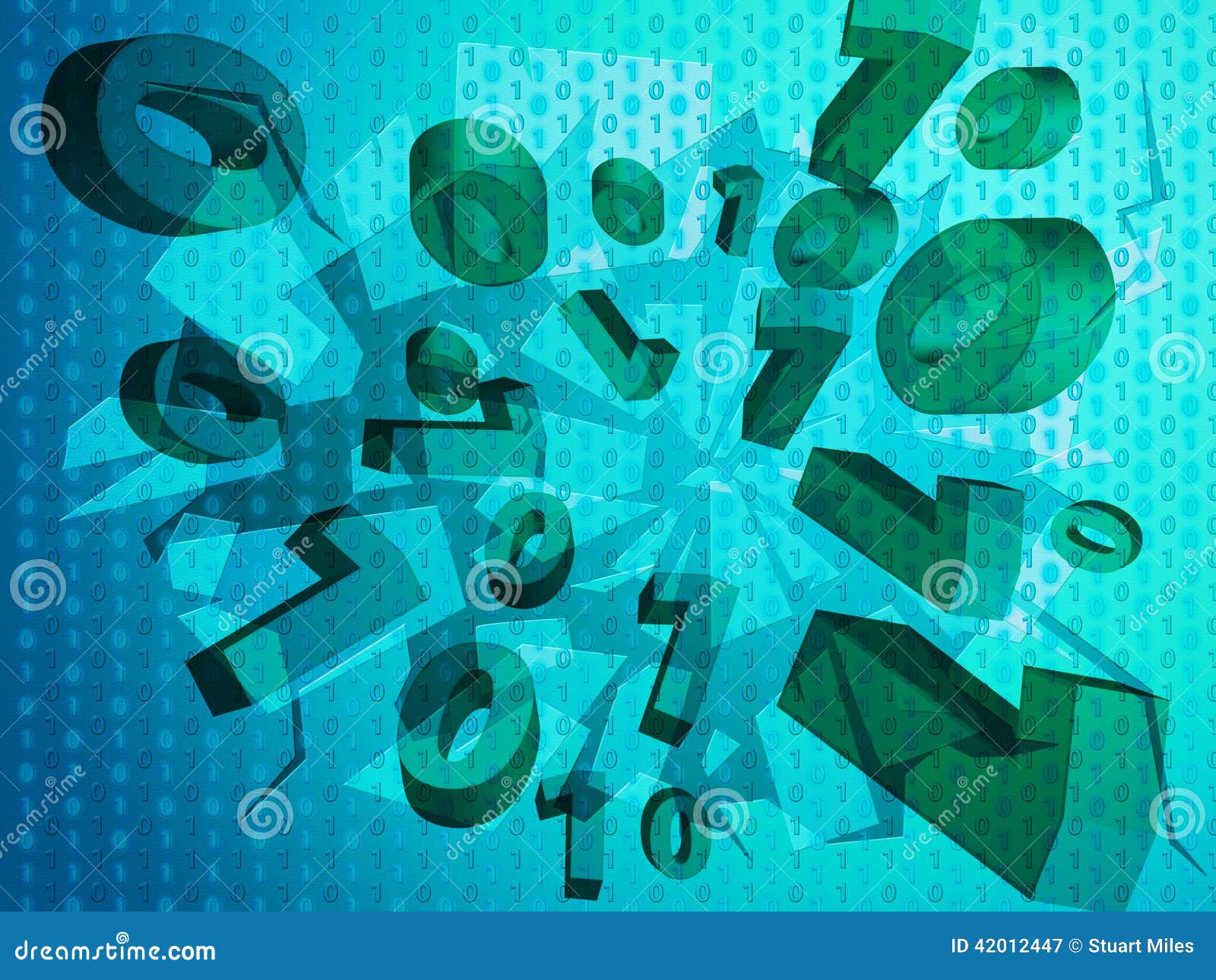 Explosion Education Represents Numeracy Numbers and Abstract Stock ...