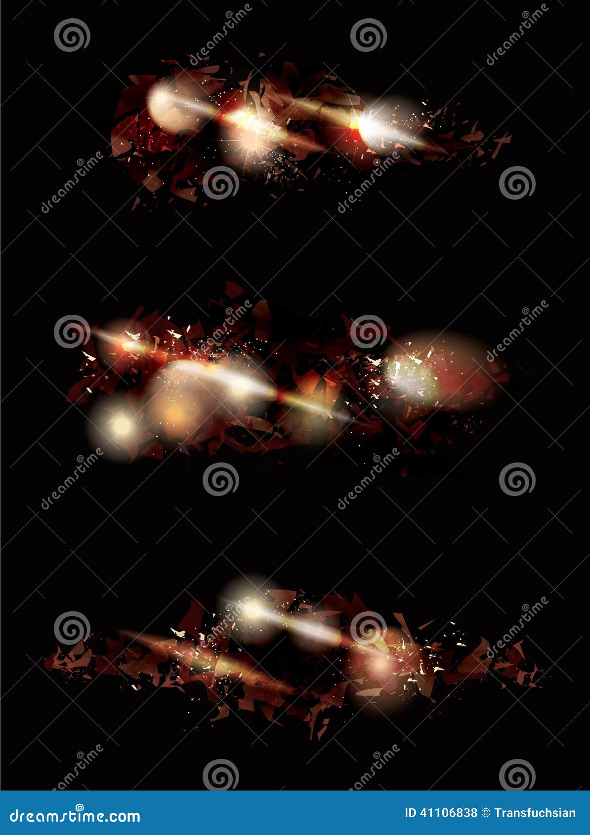 Explosion Effect Design Collection Stock Vector - Illustration of crack ...