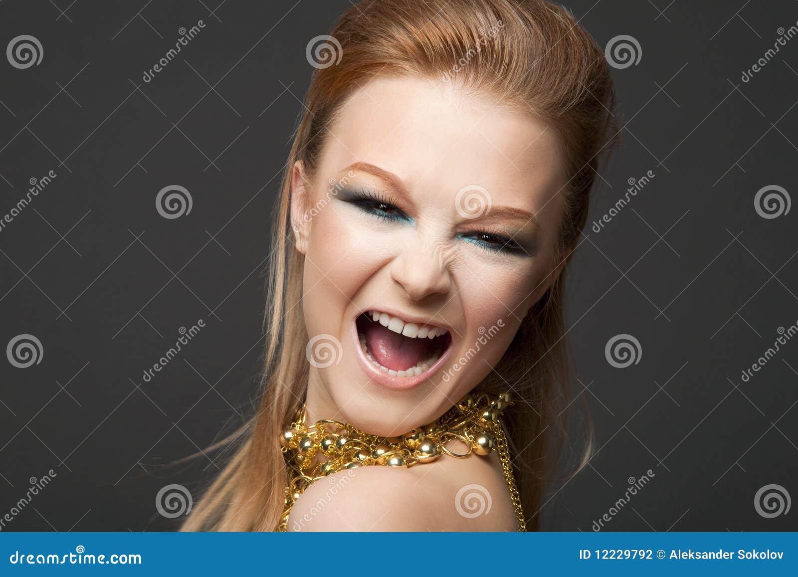 Explosion of emotions. stock photo. Image of positive - 12229792