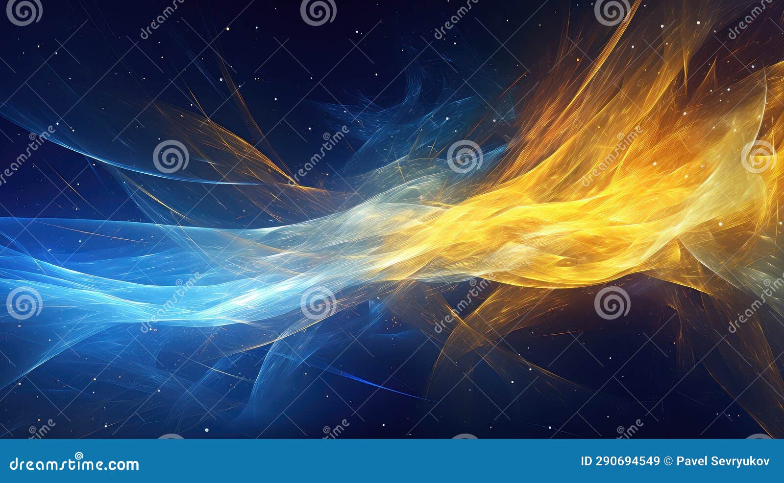 Explosion Energetic Particle Collision Stock Illustration ...