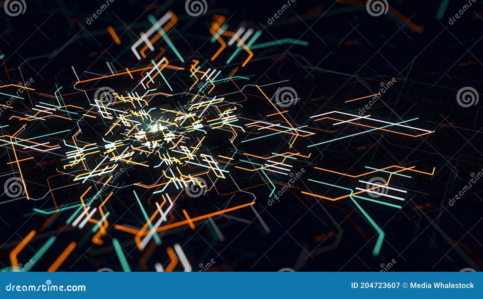 Explosion of Energy Neon Lines. Animation. Neon Lines Explode Creating ...