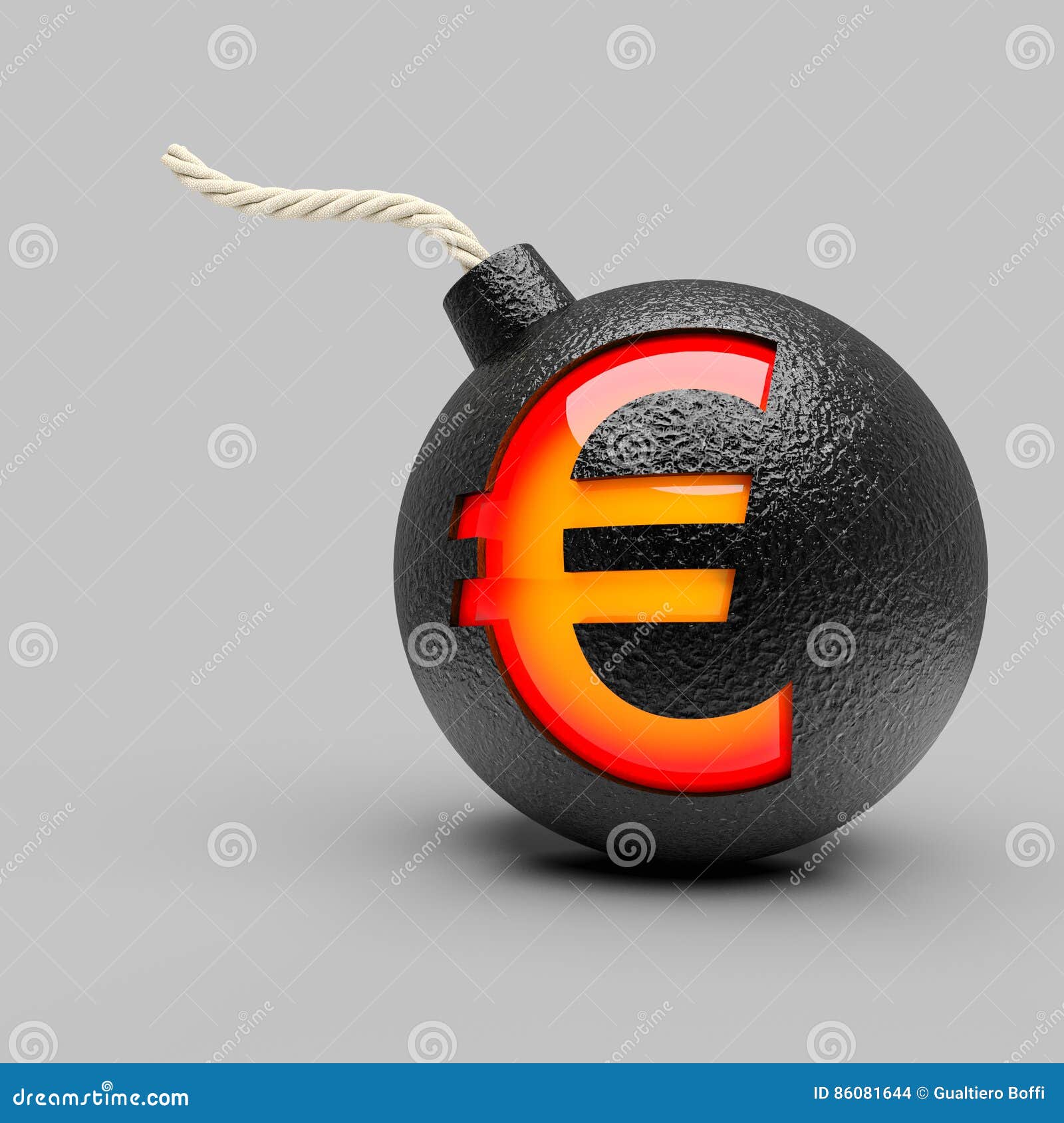 Explosion of euro stock illustration. Illustration of bank - 86081644