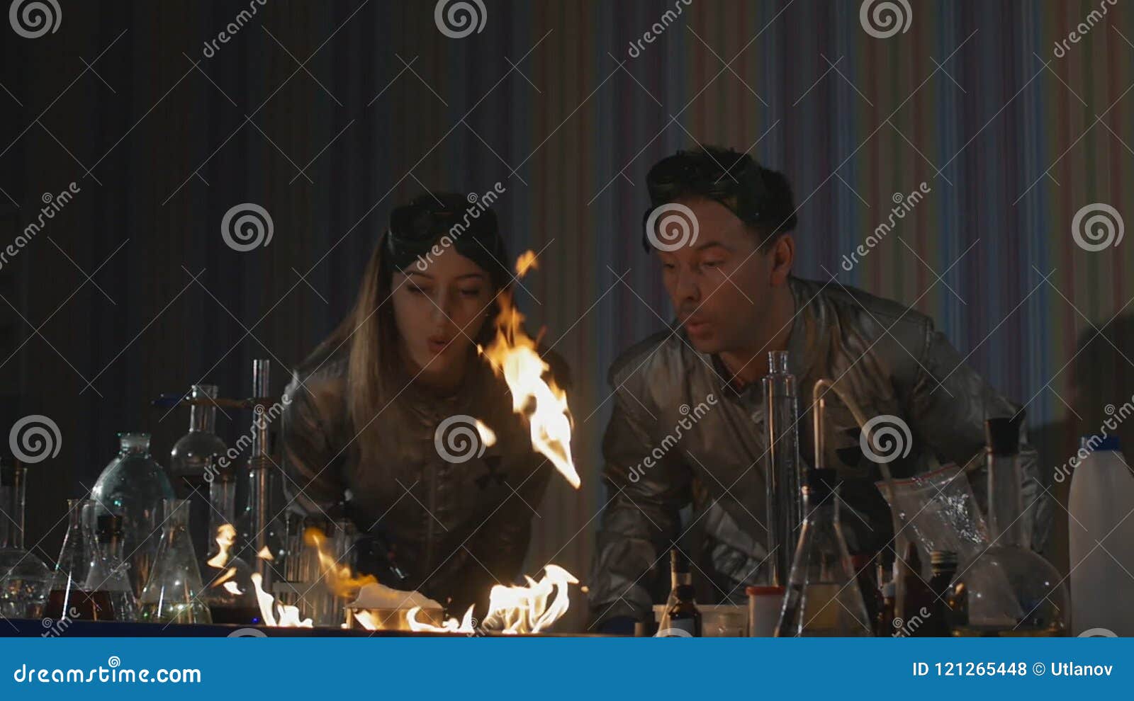 Explosion during the Experiment. Unsuccessful Experiment in the ...