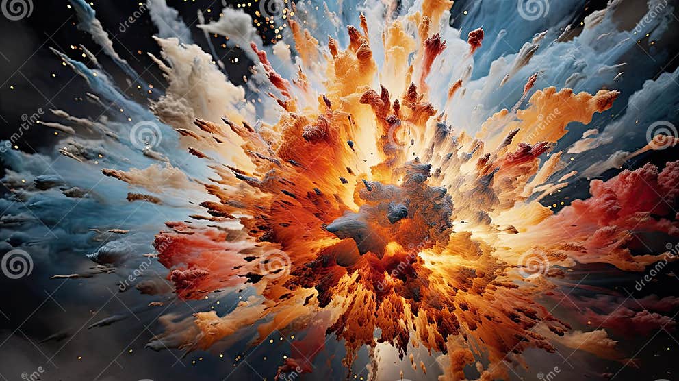 Explosion exploding light stock illustration. Illustration of time - 318155816