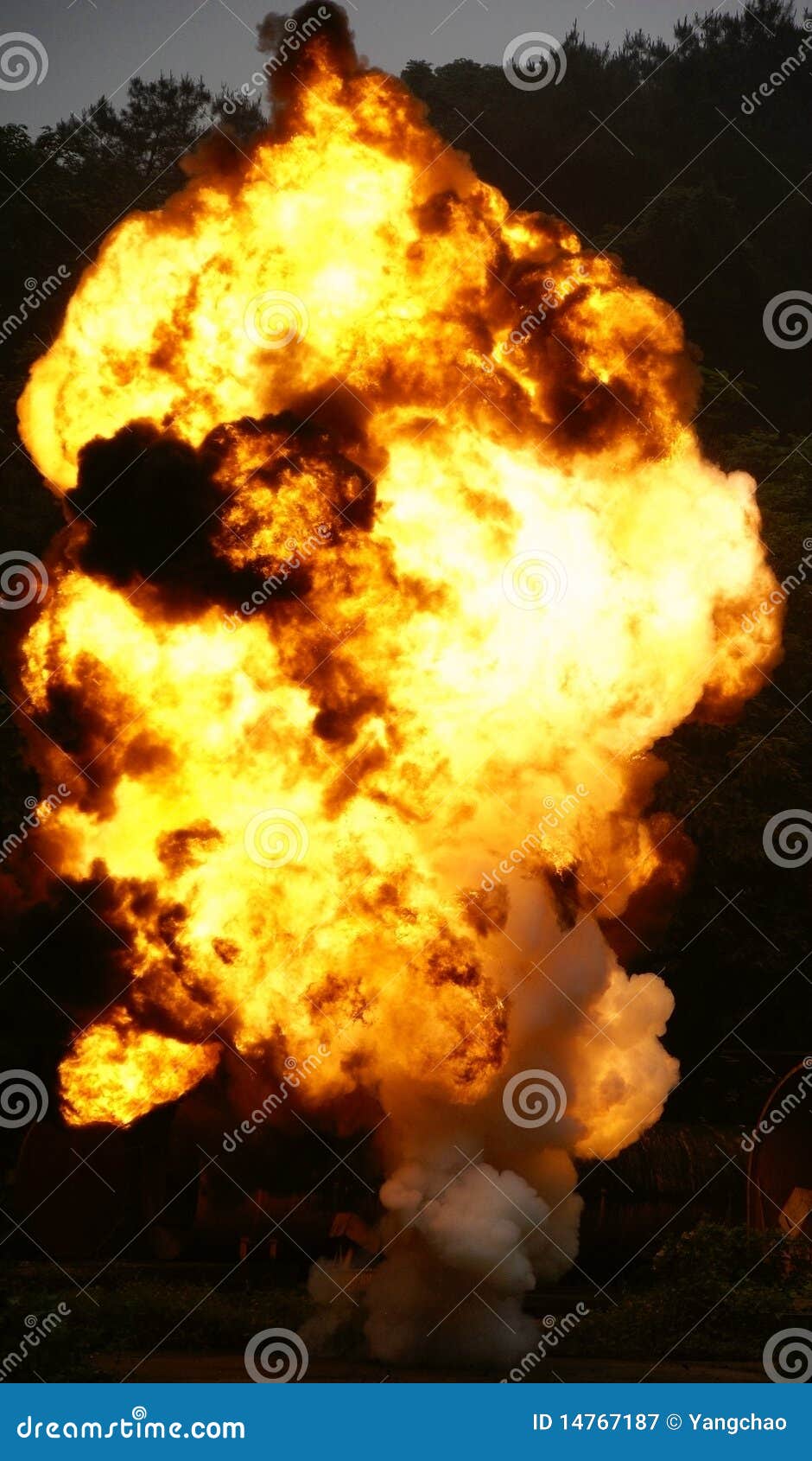 Explosion and fire stock image. Image of coal, blazing - 14767187