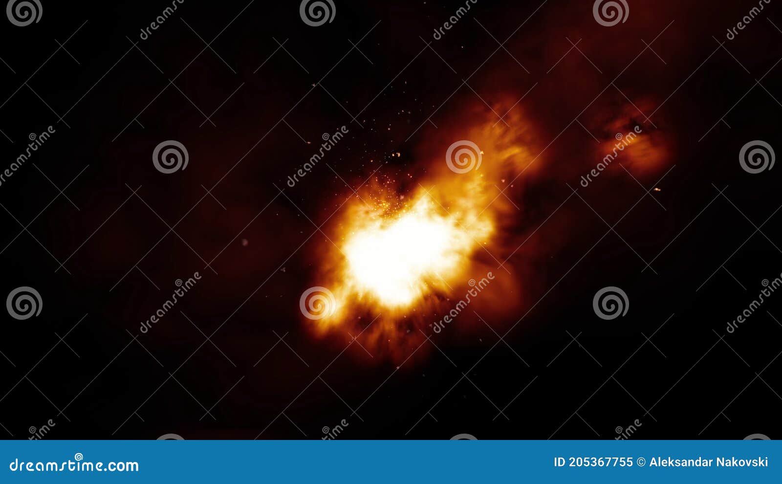 Explosion Fire Abstract Background Texture Stock Illustration ...