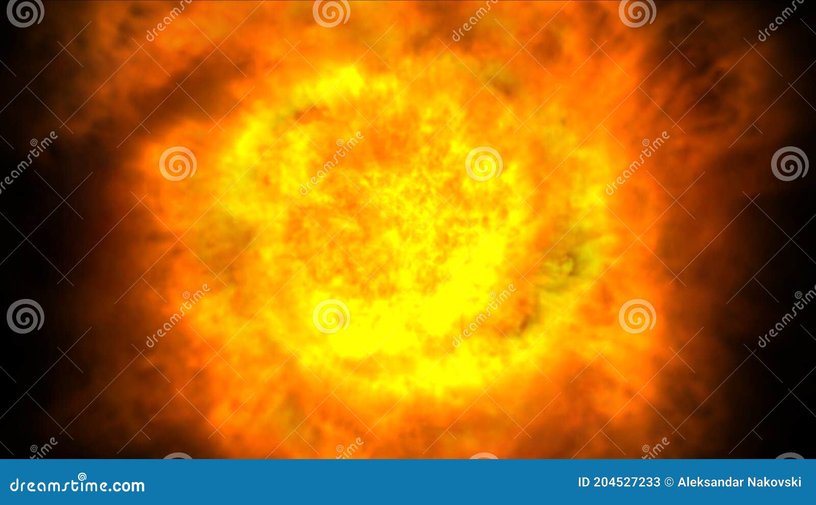 Explosion Fire Ball Abstract Texture Stock Illustration - Illustration ...