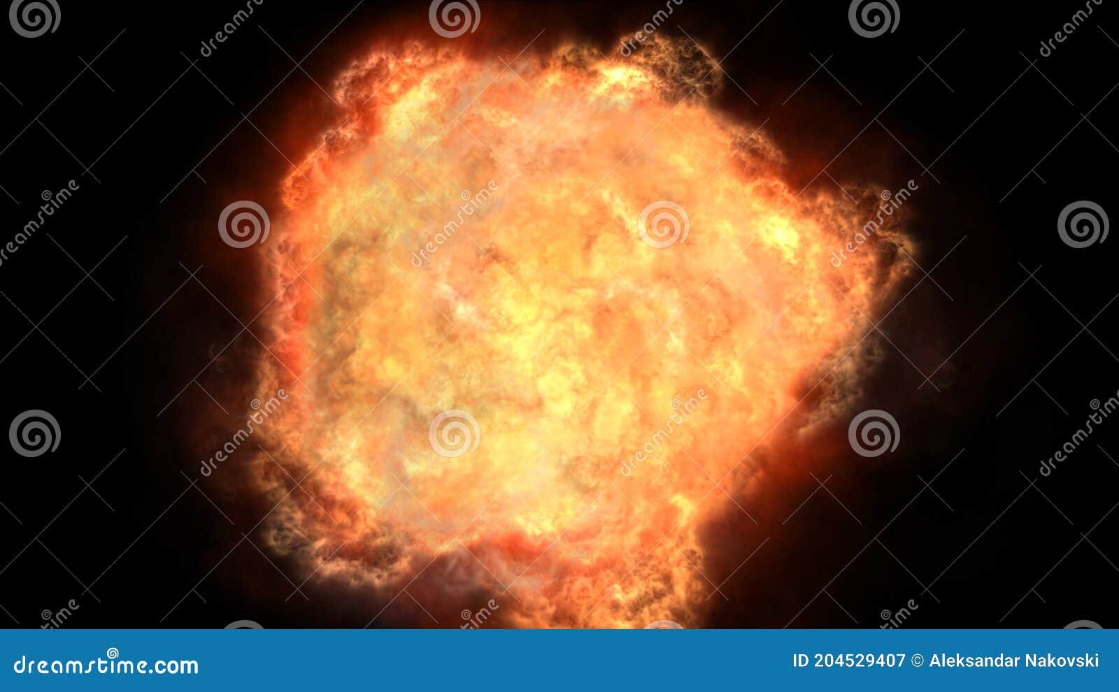 Explosion Fire Ball Abstract Texture Stock Illustration - Illustration ...