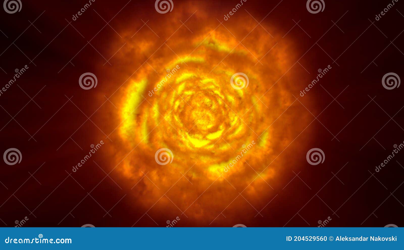 Explosion Fire Ball Abstract Texture Stock Illustration - Illustration ...