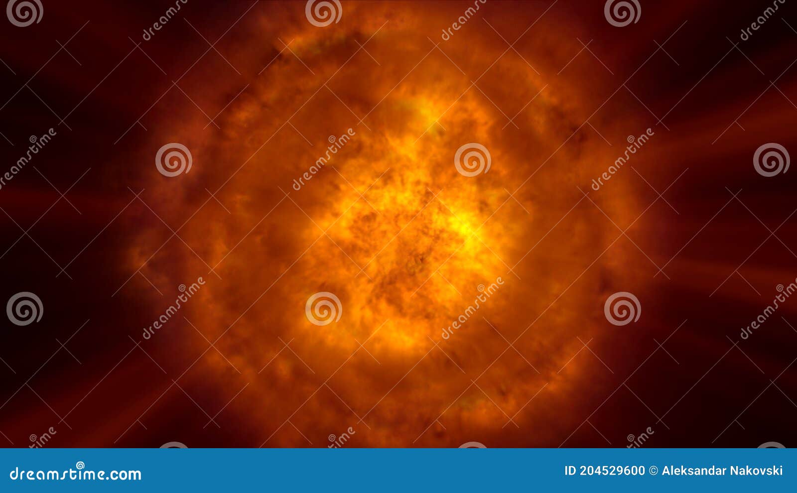 Explosion Fire Ball Abstract Texture Stock Illustration - Illustration ...