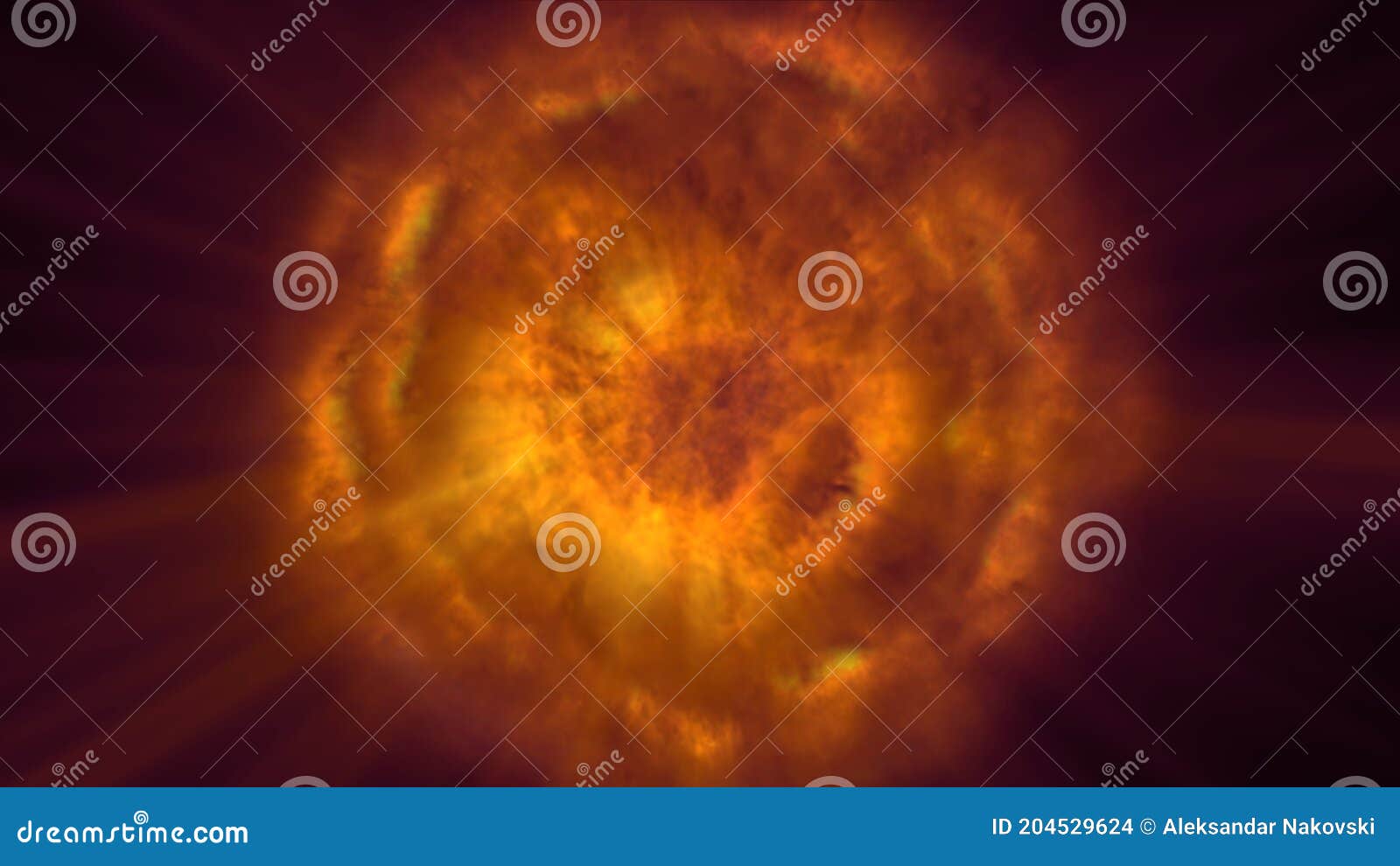 Explosion Fire Ball Abstract Texture Stock Illustration - Illustration ...