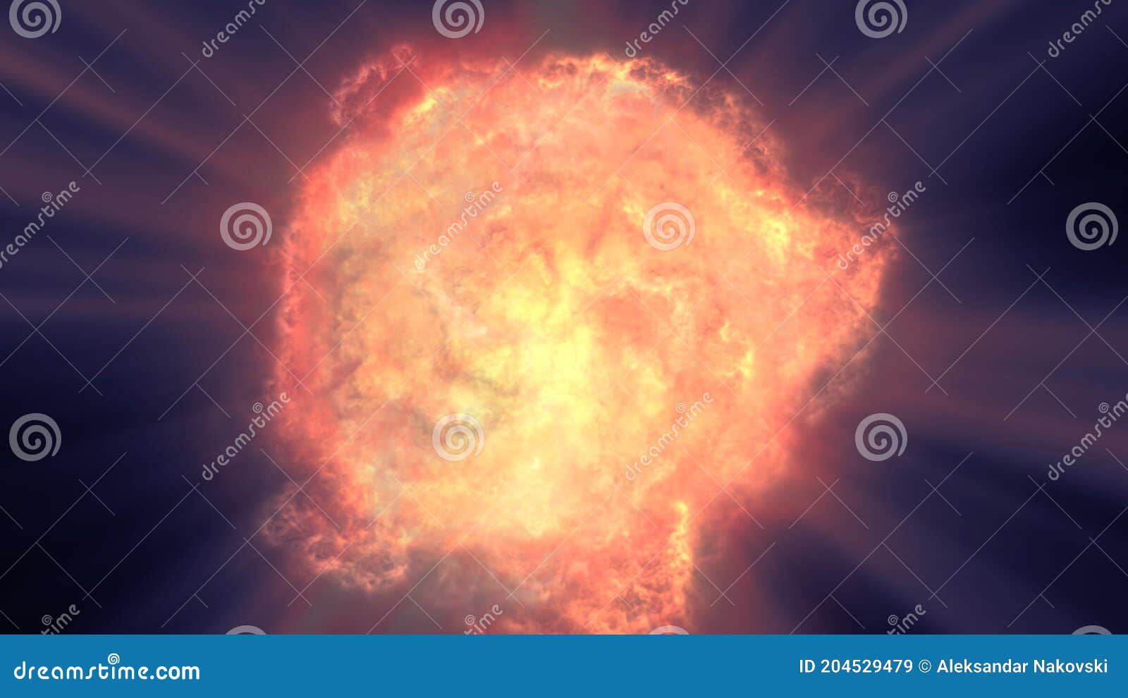 Explosion Fire Ball Abstract Texture Stock Illustration - Illustration ...