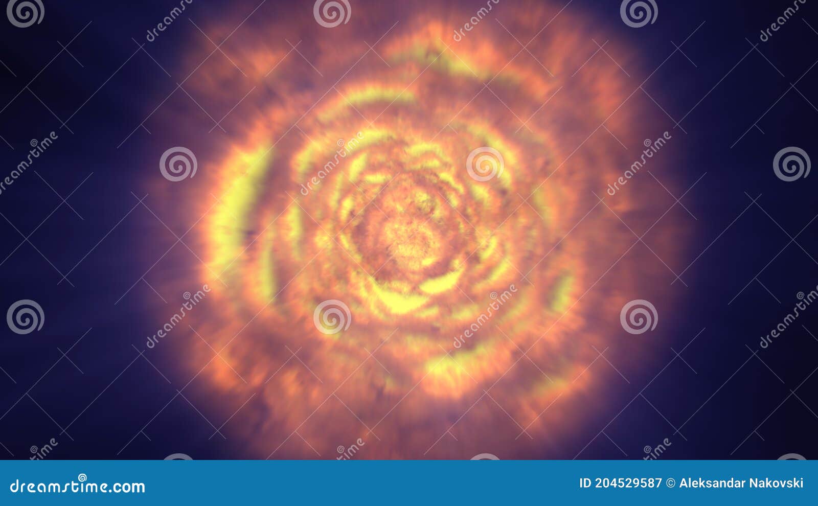 Explosion Fire Ball Abstract Texture Stock Illustration - Illustration ...
