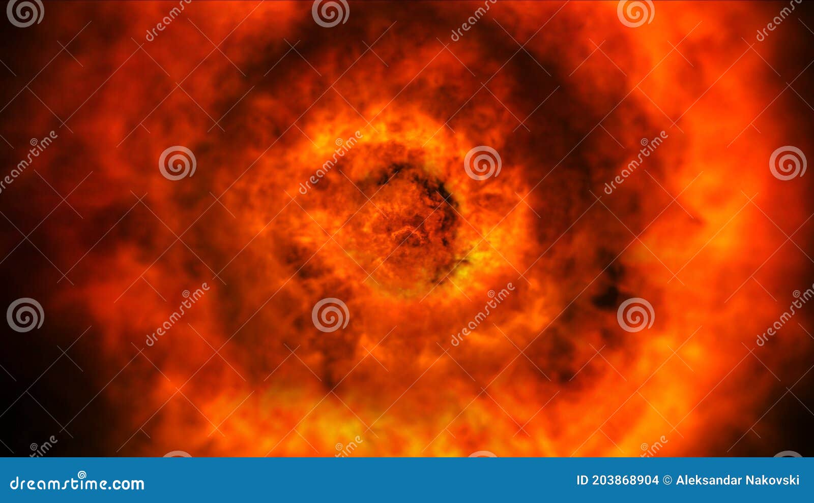 Explosion Fire Flame Ball Illustration Stock Illustration ...
