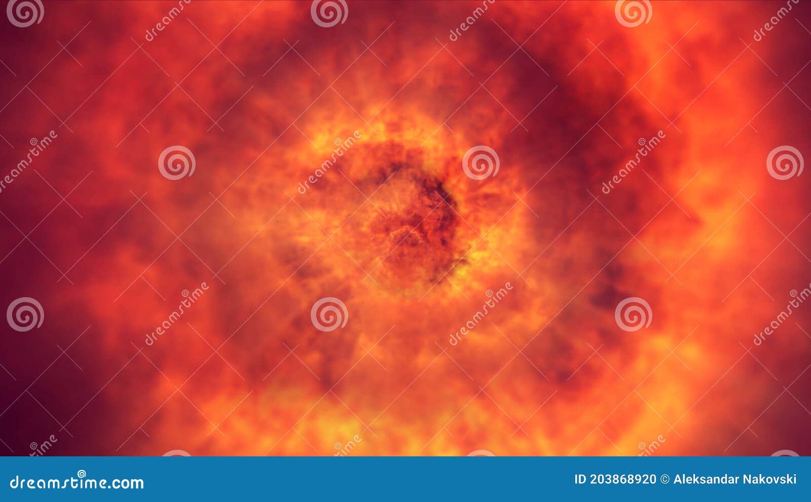 Explosion Fire Flame Ball Illustration Stock Illustration ...