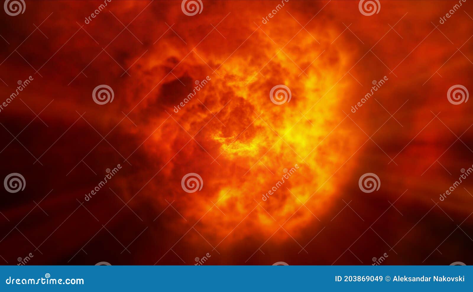 Explosion Fire Flame Ball Illustration Stock Illustration ...