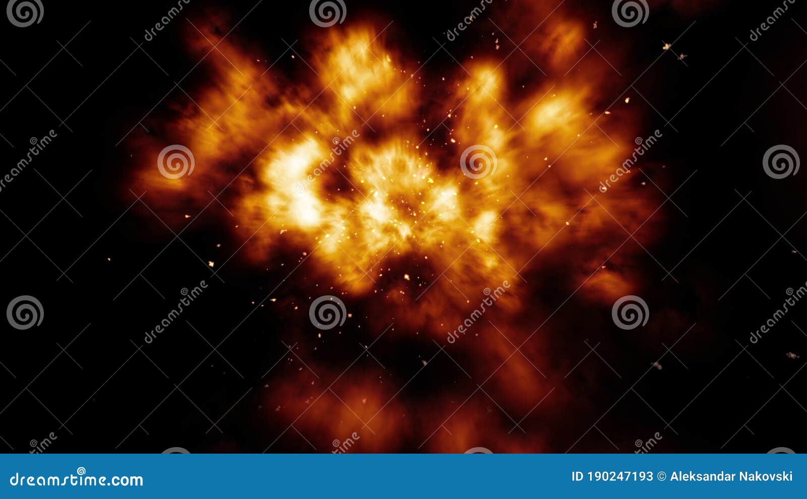 Explosion Fire Abstract Background Texture Stock Illustration ...