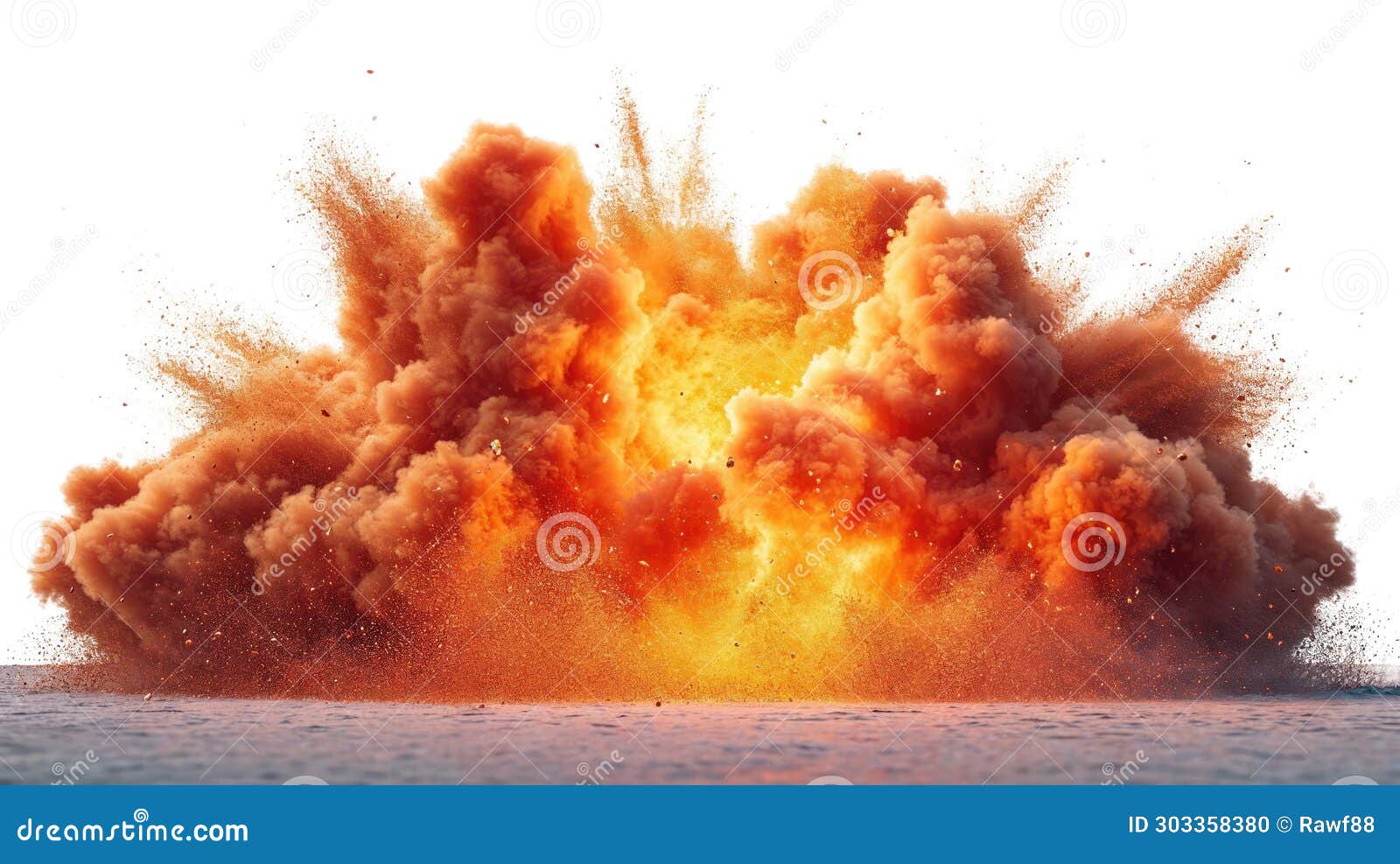 Explosion Fire and Flames Isolated on White, Transparent Stock ...