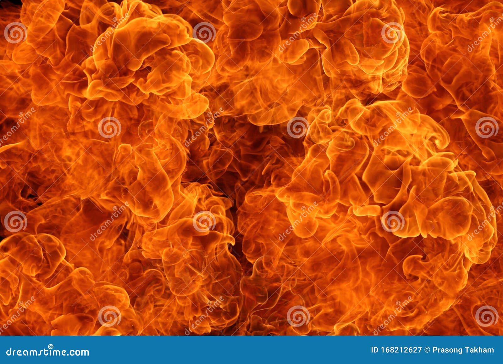 The Explosion of Fire at Full Frame Stock Image - Image of full, lava ...
