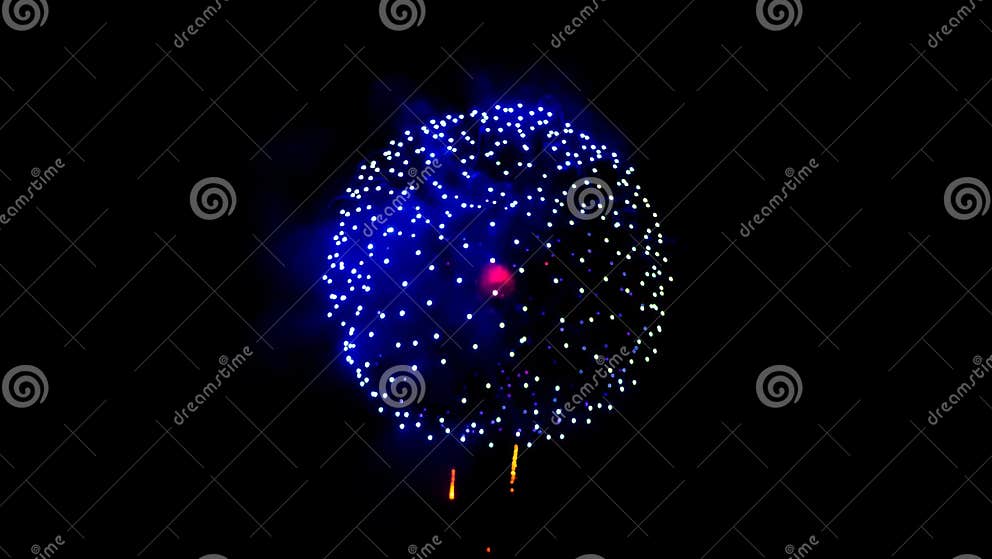 Globular Firework Explosion Stock Image - Image of sail, sparks: 186974987