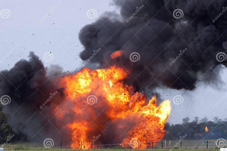 Explosion with Flying Debris Stock Image - Image of cast, dirt: 24808145