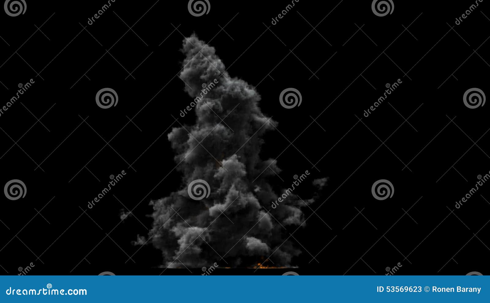 Explosion- front view stock video. Video of edges, mushroom - 53569623