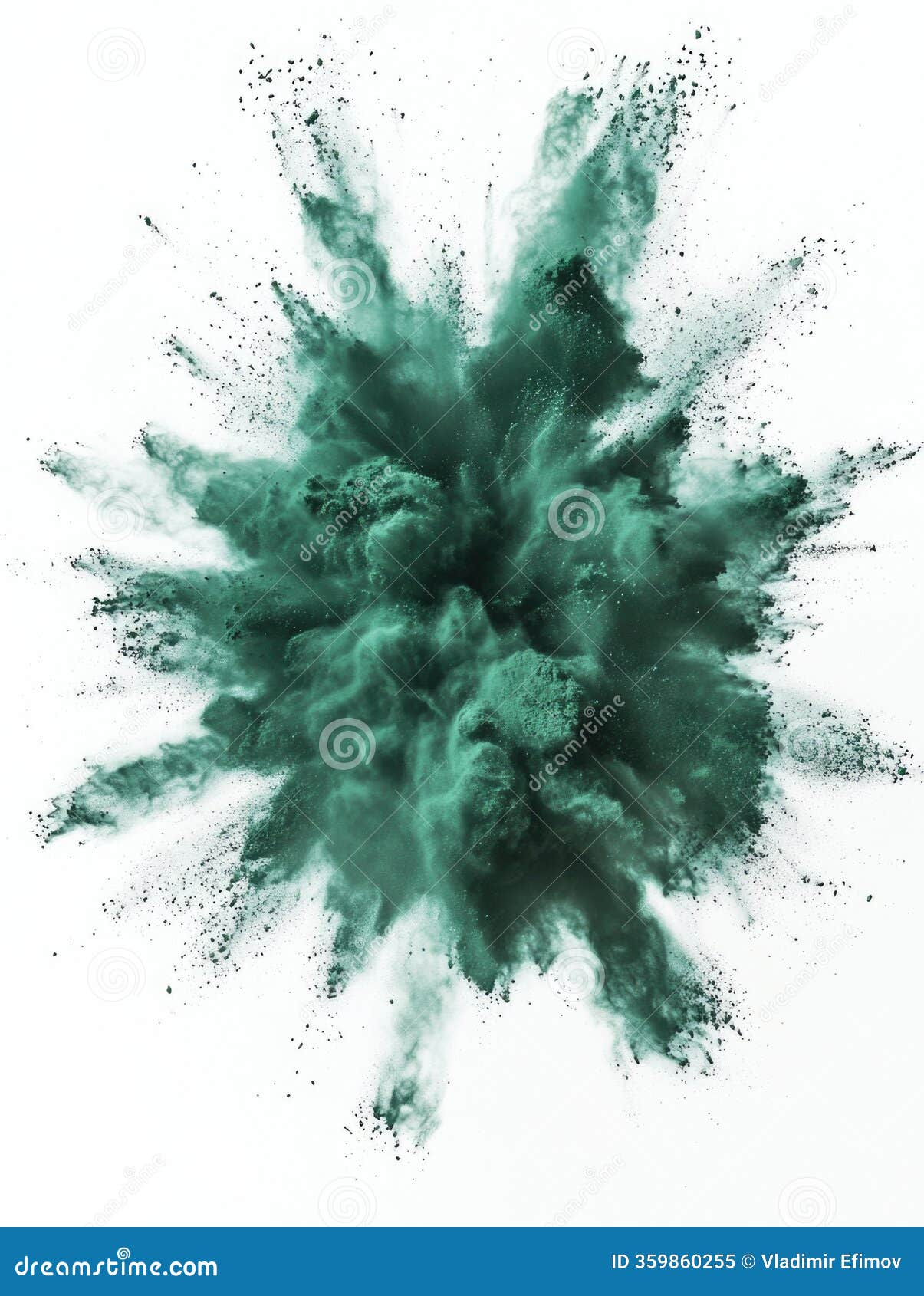 Explosion of Green Powder stock image. Image of abstract - 359860255