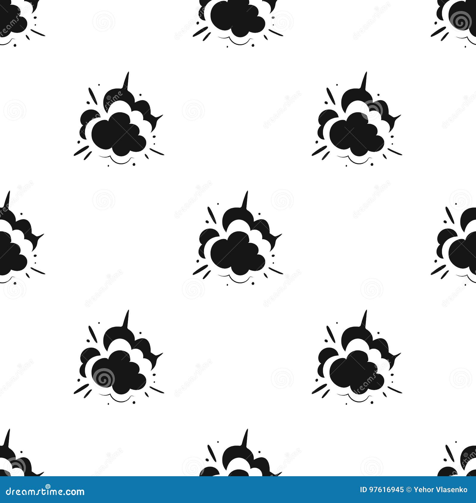 Explosion Icon in Black Style Isolated on White Background. Explosions ...