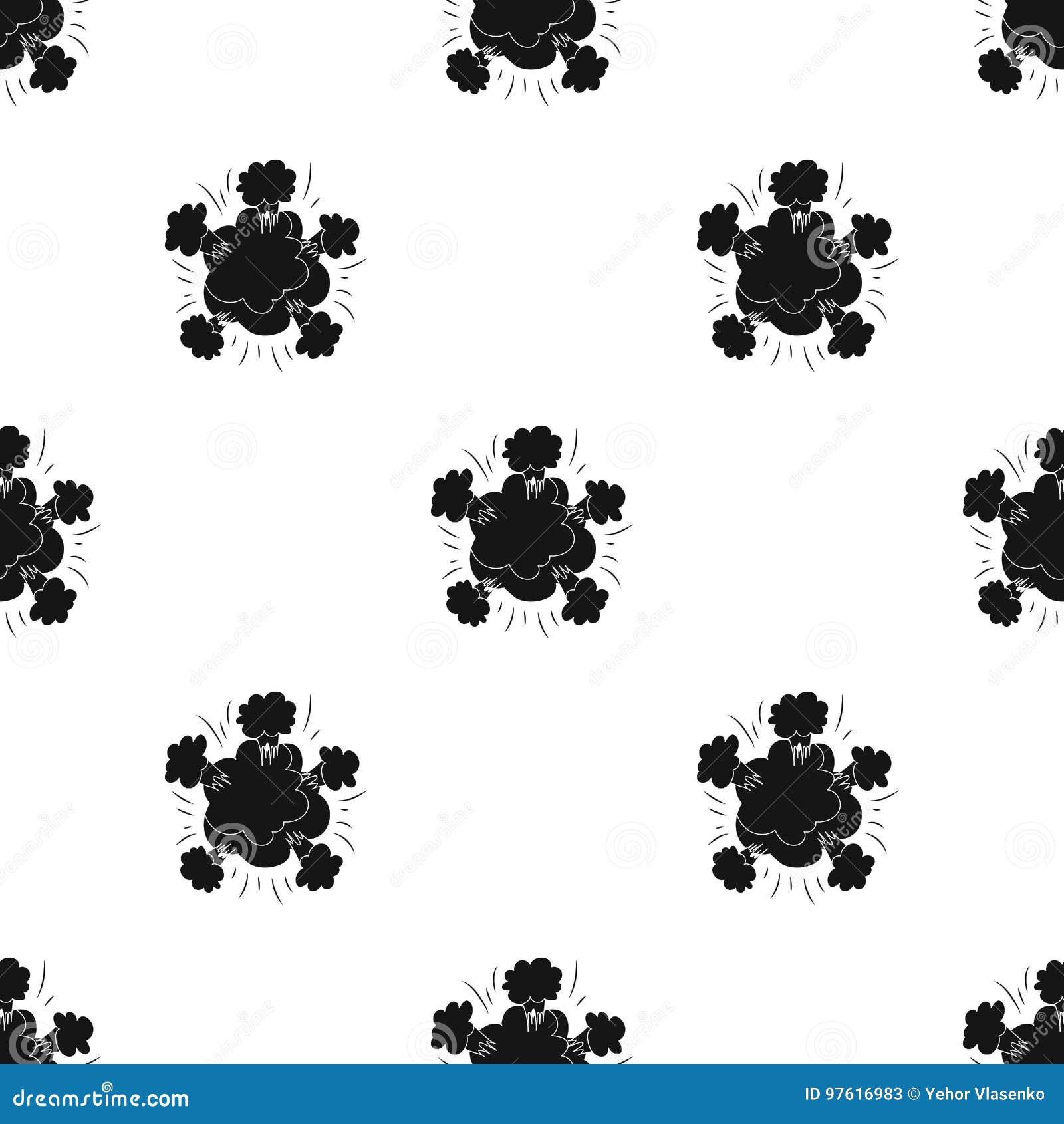 Explosion Icon in Black Style Isolated on White Background. Explosions ...