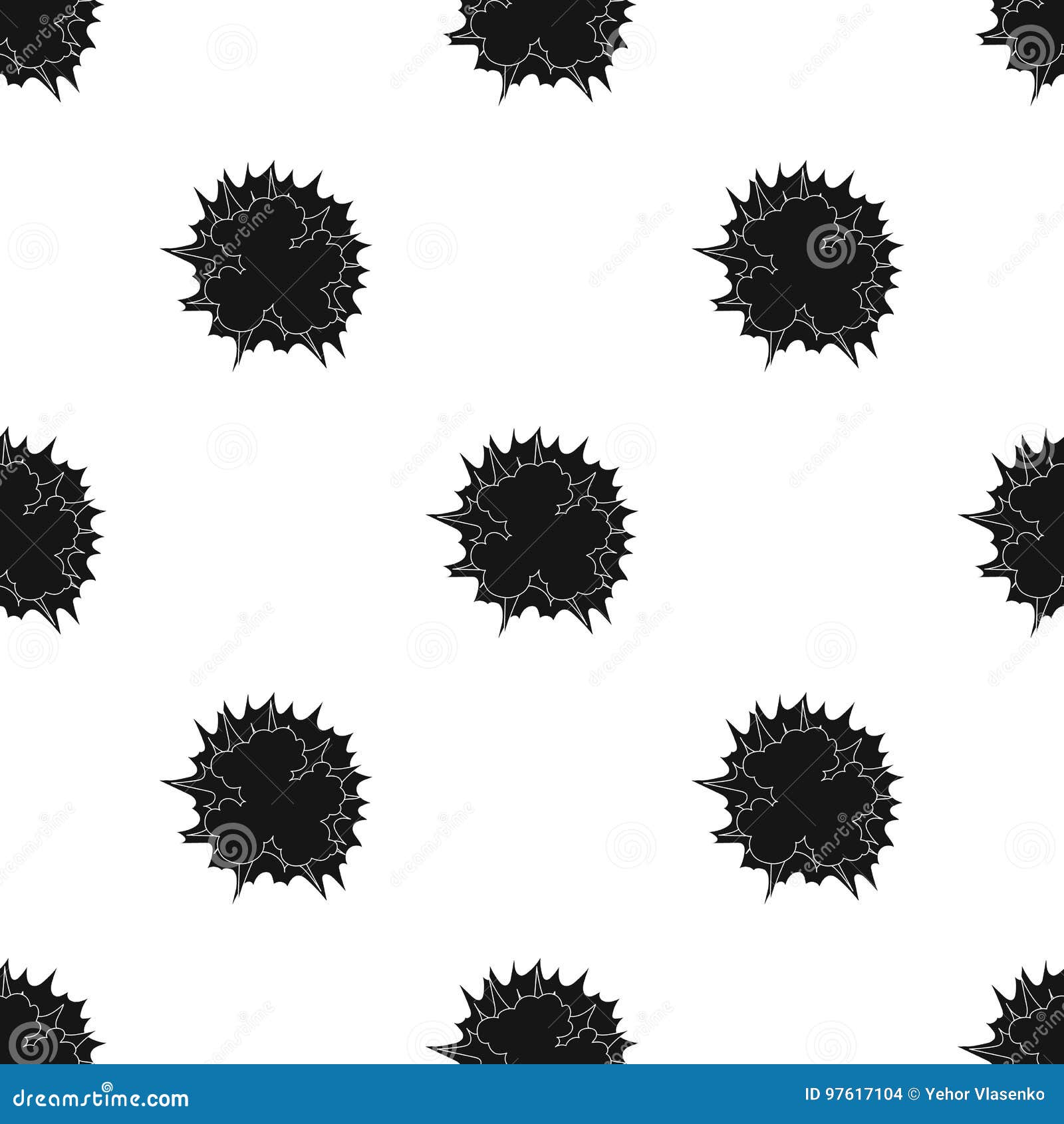 Explosion Icon in Black Style Isolated on White Background. Explosions ...