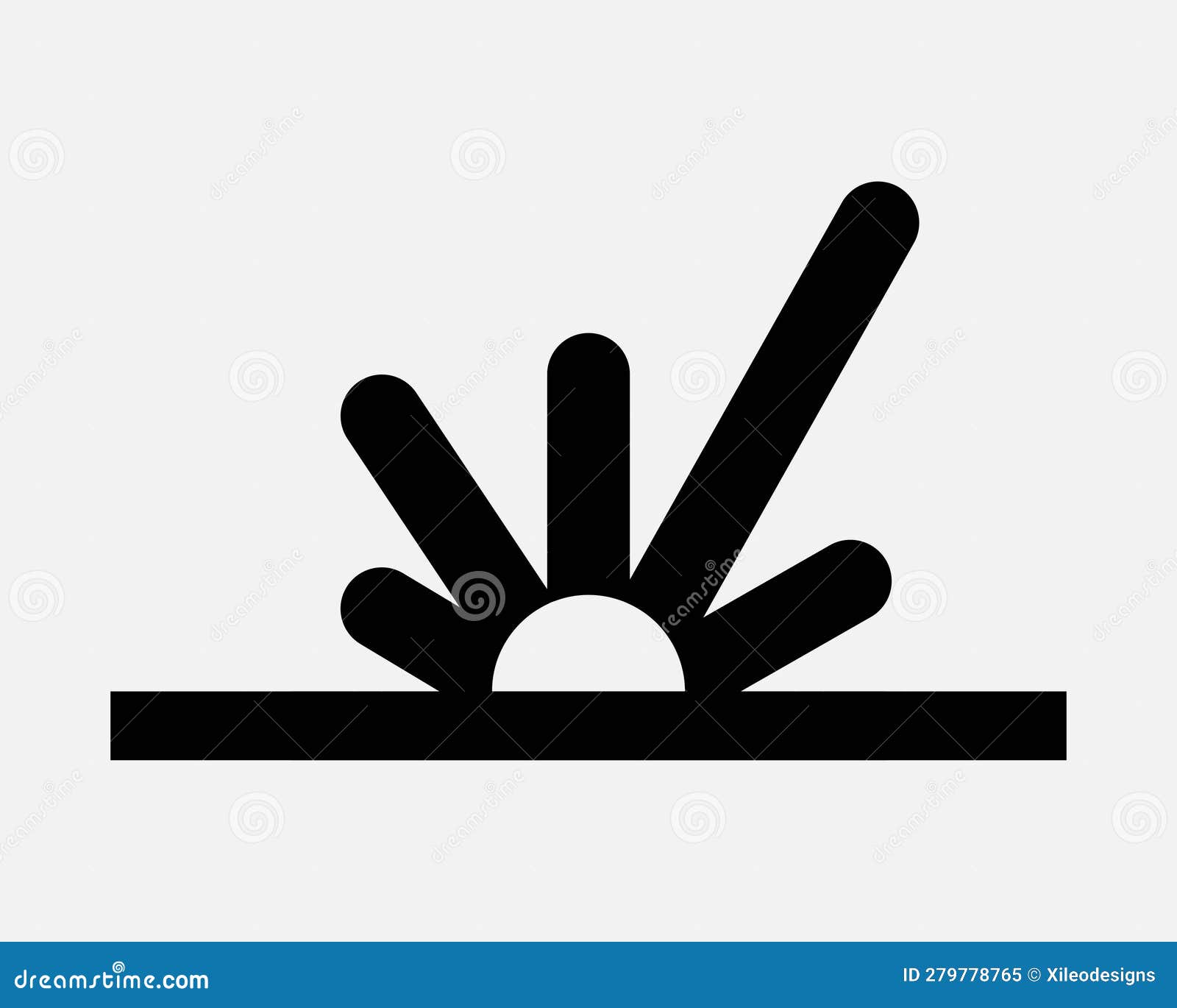 Explosion Icon. Explosive Bomb Explode Burst Spark Radial Light Flash ...