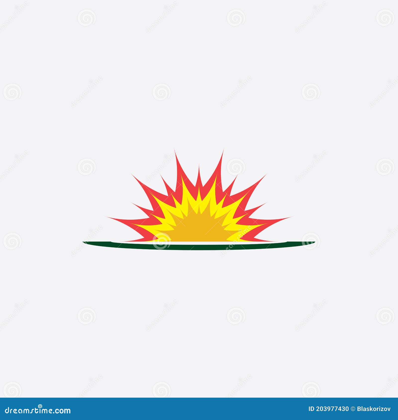 Explosion Icon Fire Symbol Design Element Stock Vector - Illustration ...