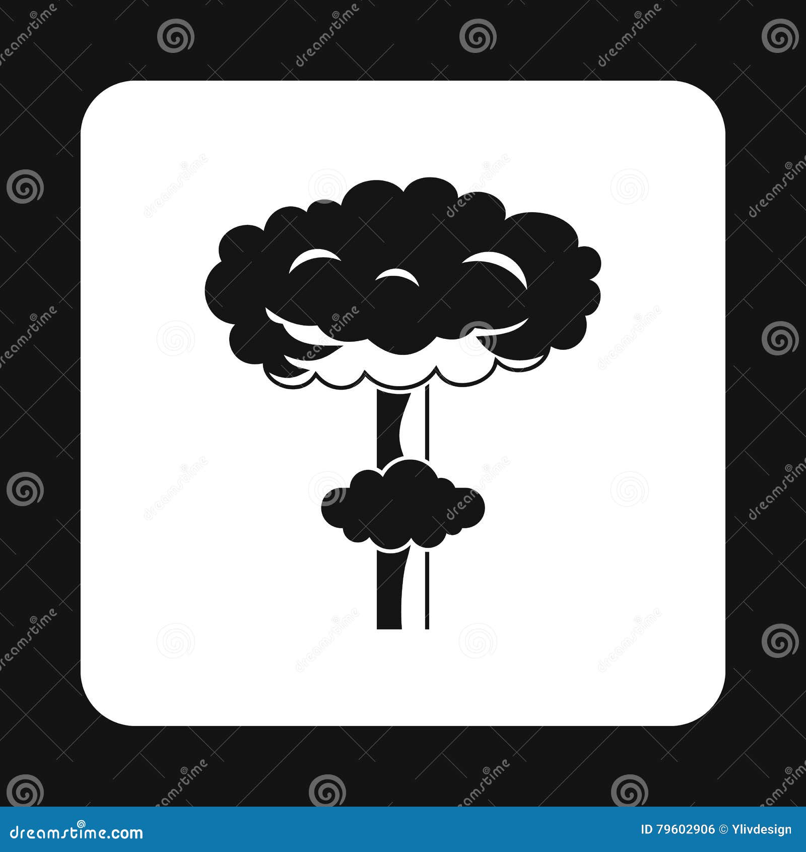 Explosion Icon, Simple Style Stock Vector - Illustration of bomb, burst ...