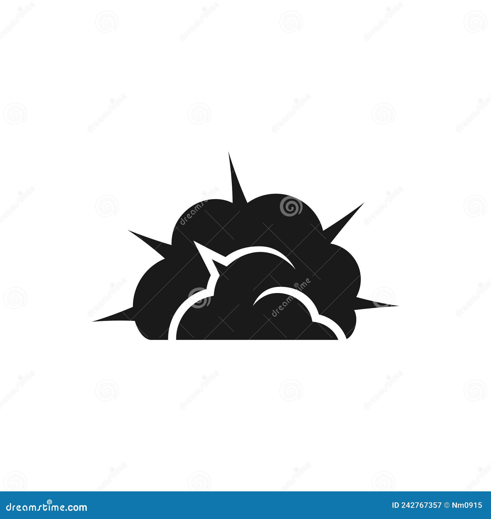 Explosion Icon. War and Blast Symbol Stock Vector - Illustration of ...