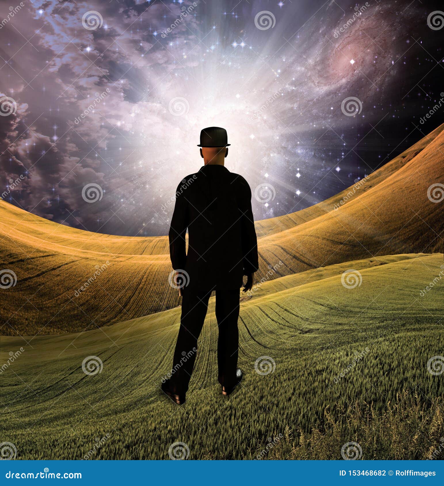 Explosion of imagination stock illustration. Illustration of created ...